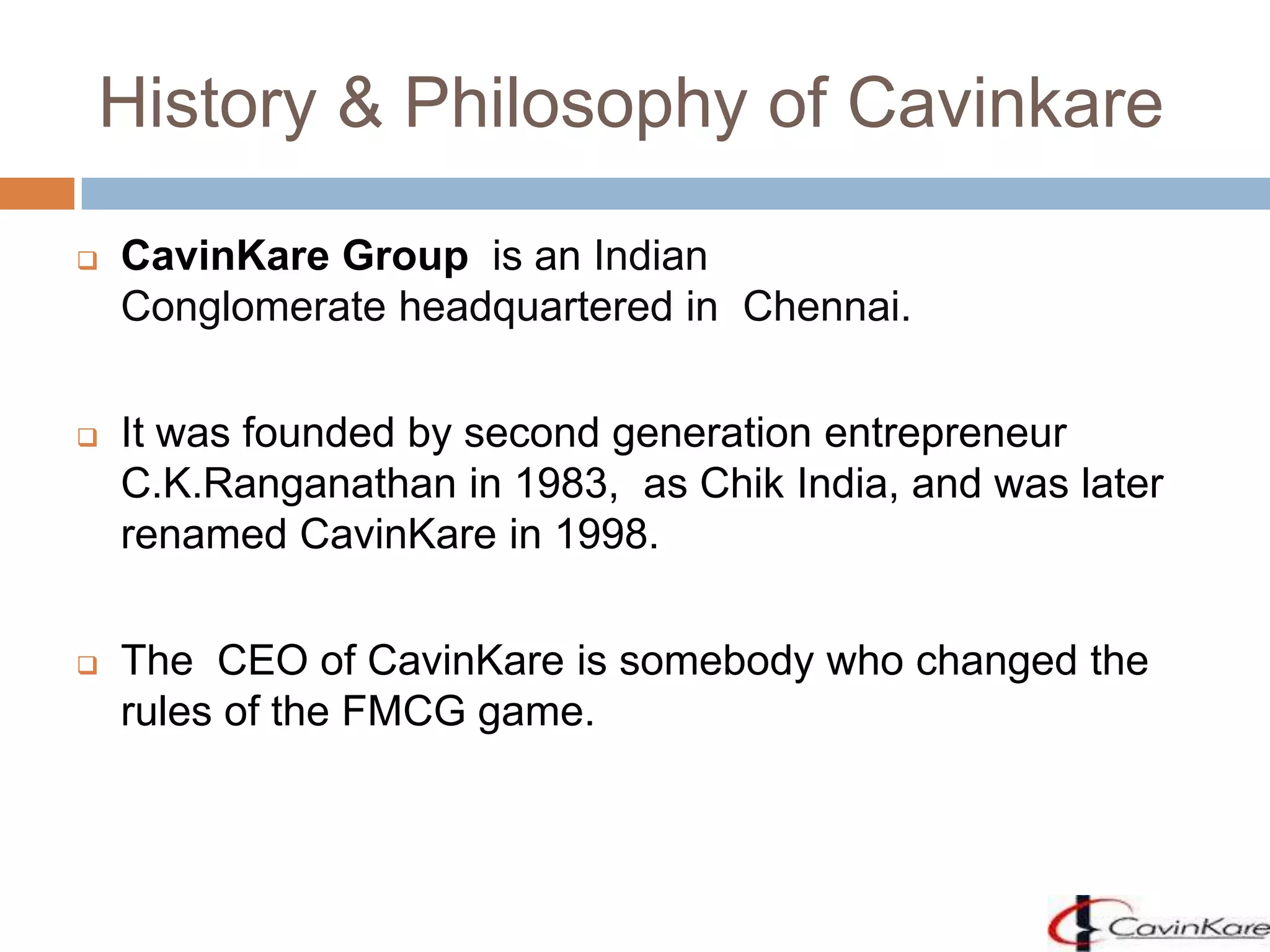 CavinKare Brand critique | PPTX