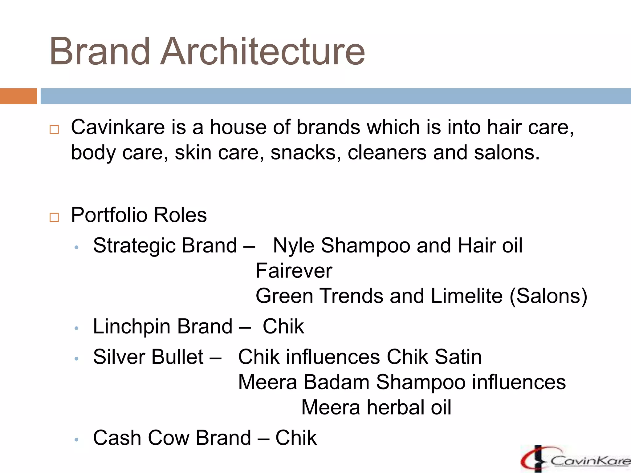 CavinKare Brand critique | PPTX