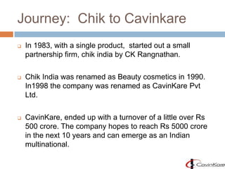 CavinKare Brand critique | PPTX