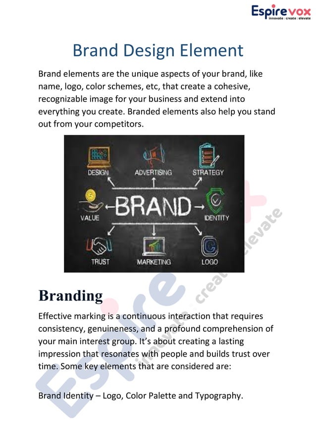 Brand Design Element In Ahmedabad | EspireVox | PDF | Free Download