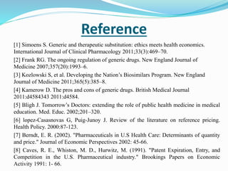 Brand drug vs generic drug | PPTX