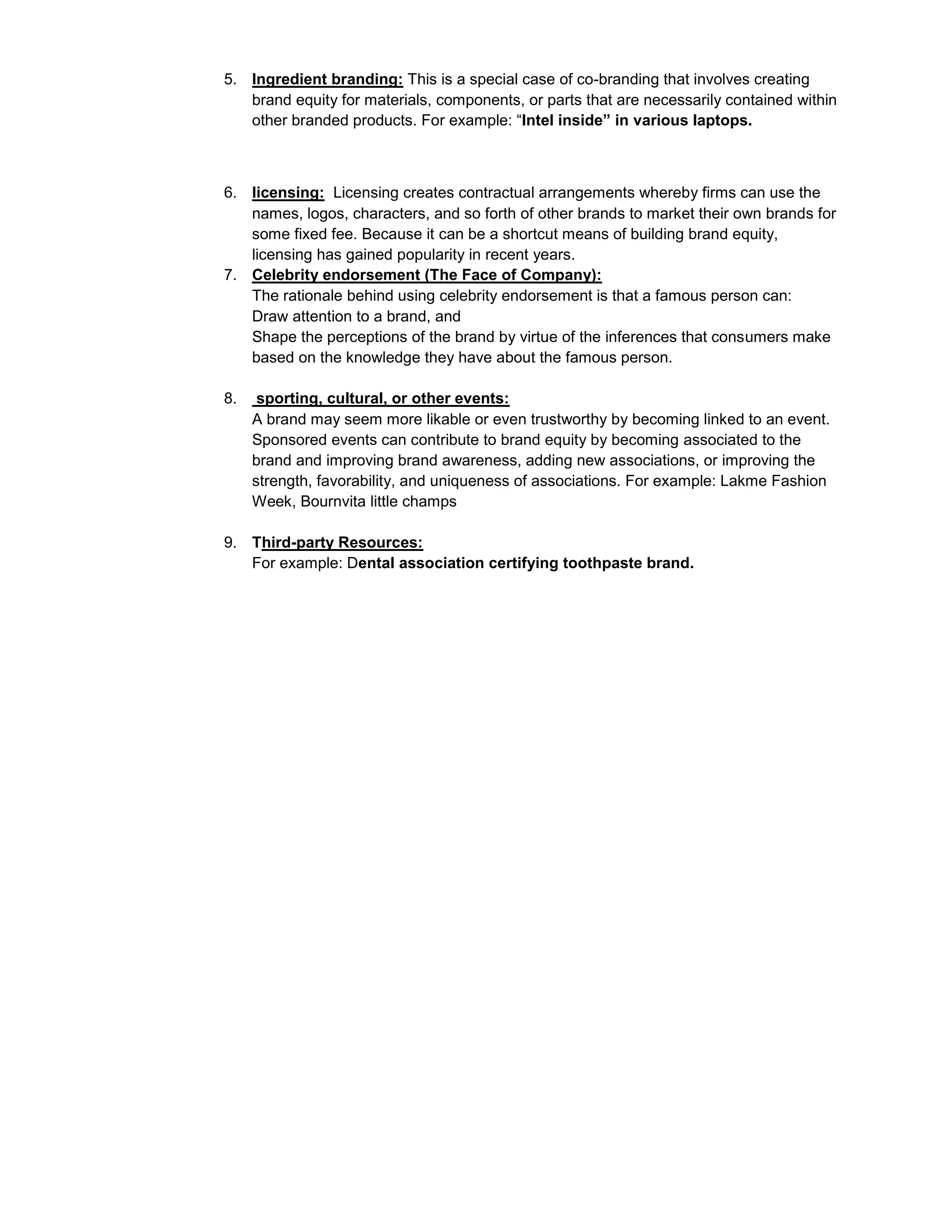 Marketing, Brand Association | DOCX