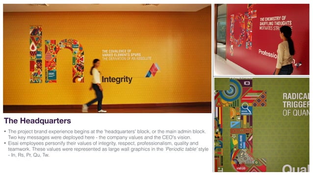 Branded Environment Design for Eisai | PPT