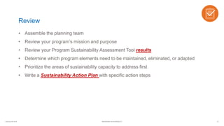 Planning and Measuring Sustainability | PPTX