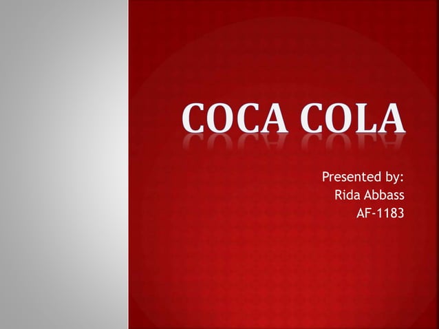 Brand elements of Coca Cola | PPTX