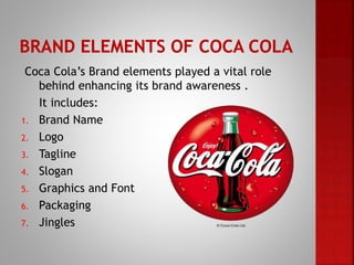 Brand elements of Coca Cola | PPTX