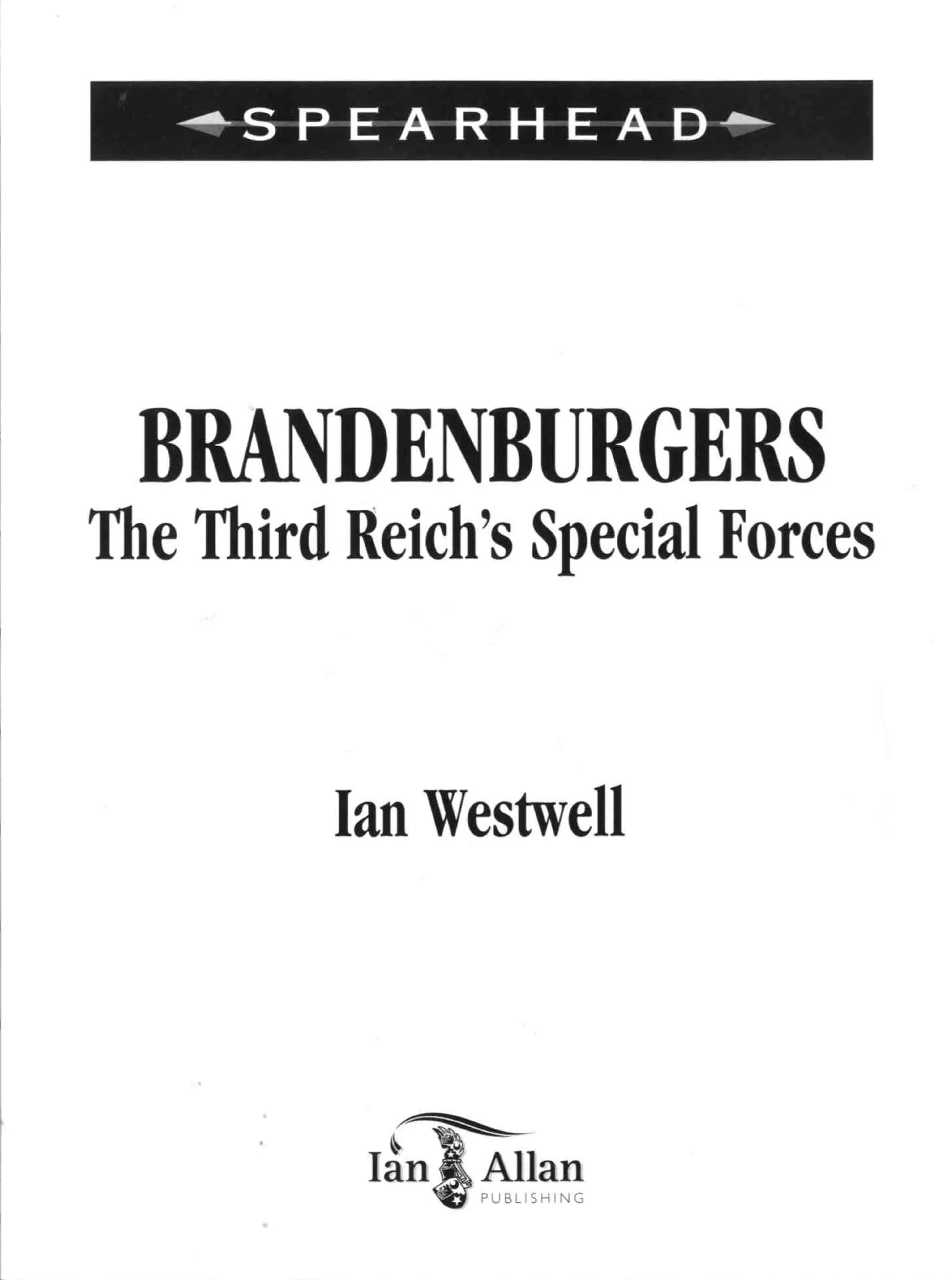 Brandenburgers: the Third Reich special forces | PDF