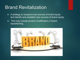 Brand equity and brand revitalization | PPTX | Advertising Industry ...