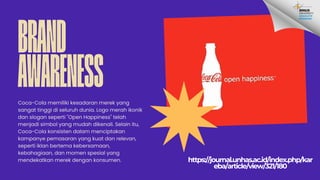 Coca Cola Brand Equity Analysis on Communication | PDF