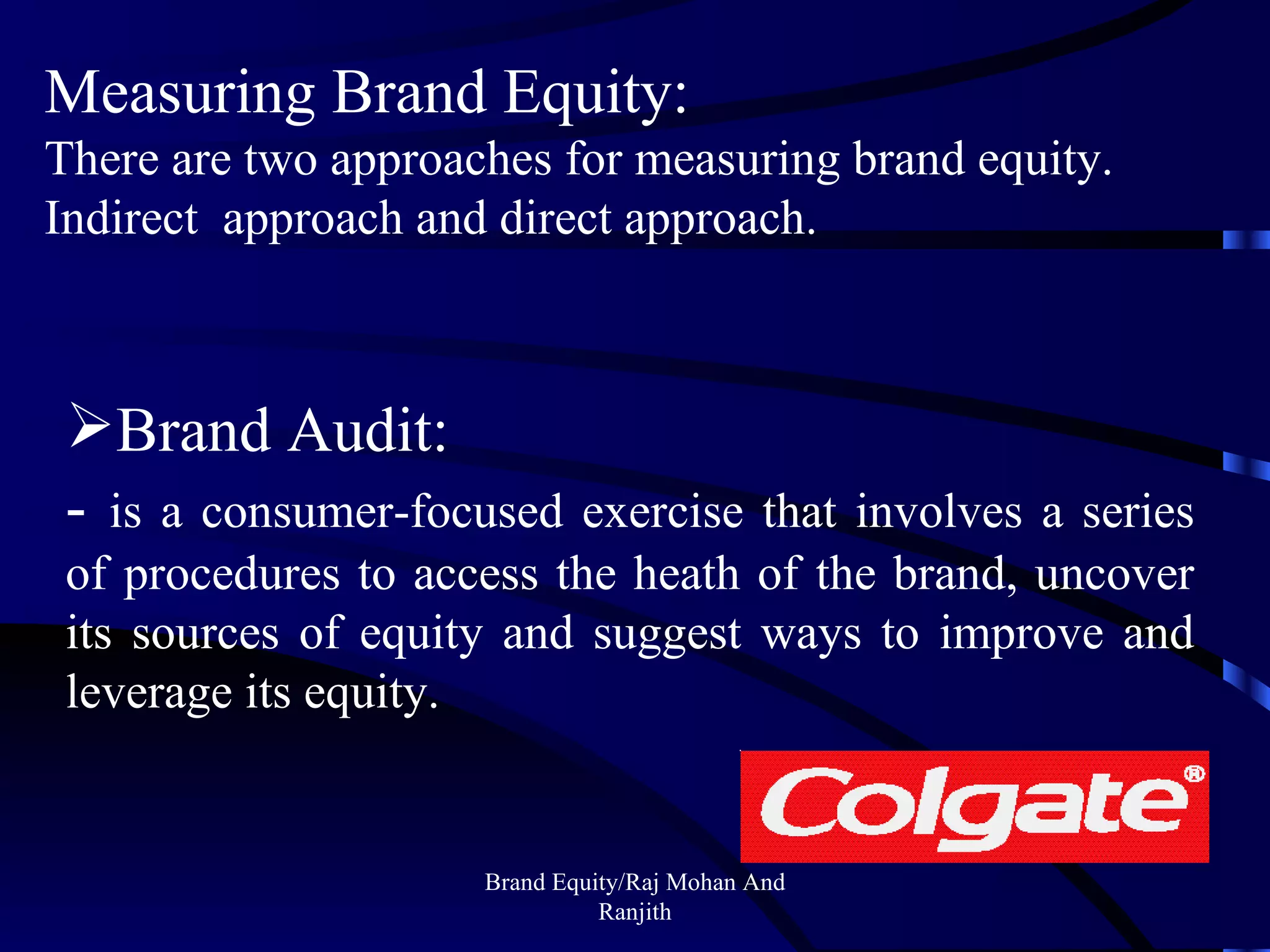 Brand Equity Ppt | PPT
