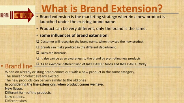 Brand extension | PPT