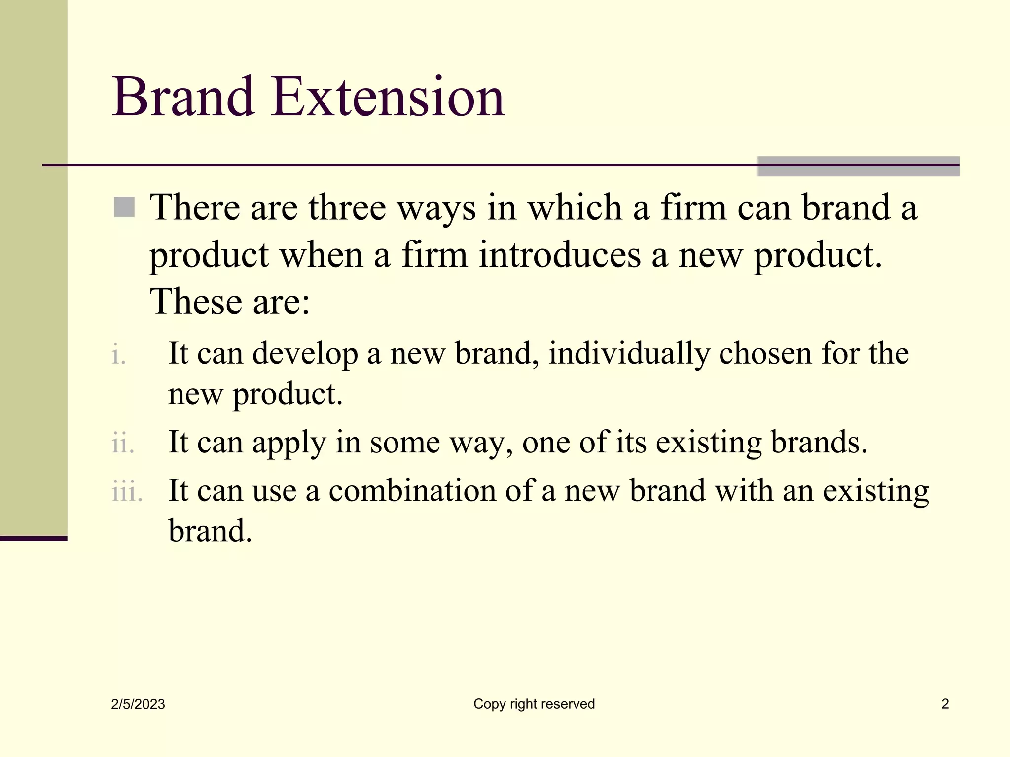 brand extension.ppt