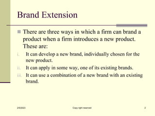 brand extension.ppt