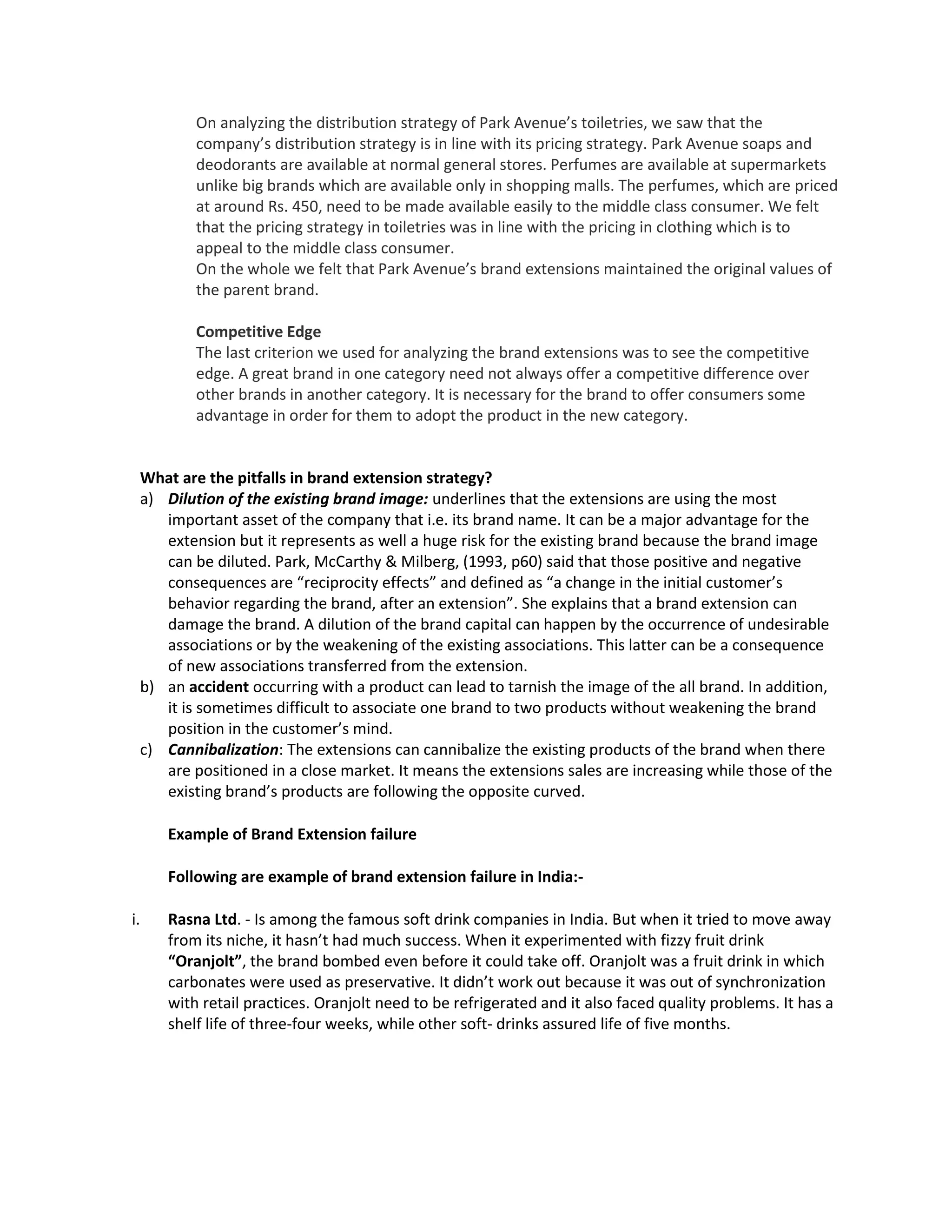 Brand extension by bhawani nandan prasad mba, iim calcutta | PDF
