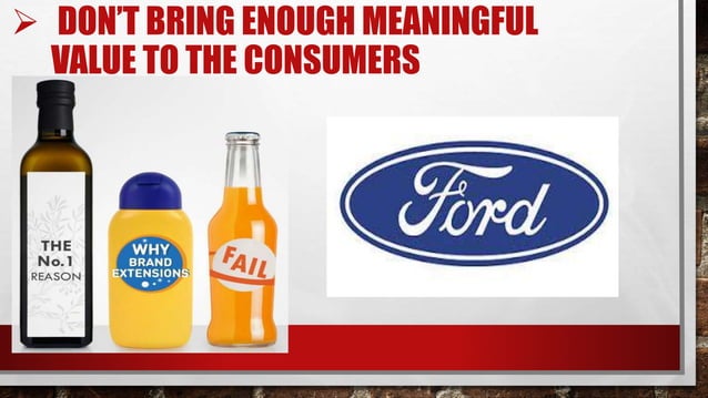 Brand extension failures | PPTX