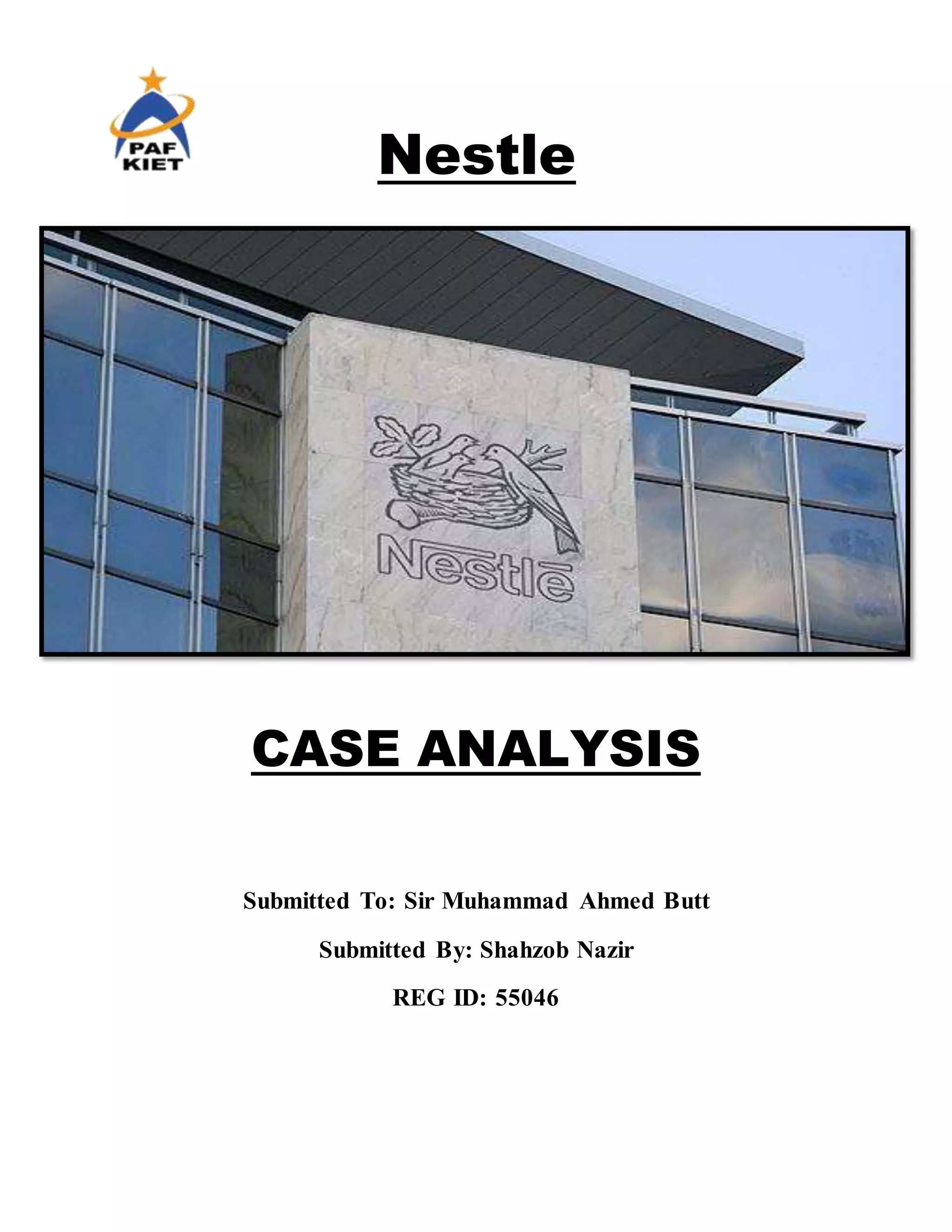 Nestle Project Report | DOCX