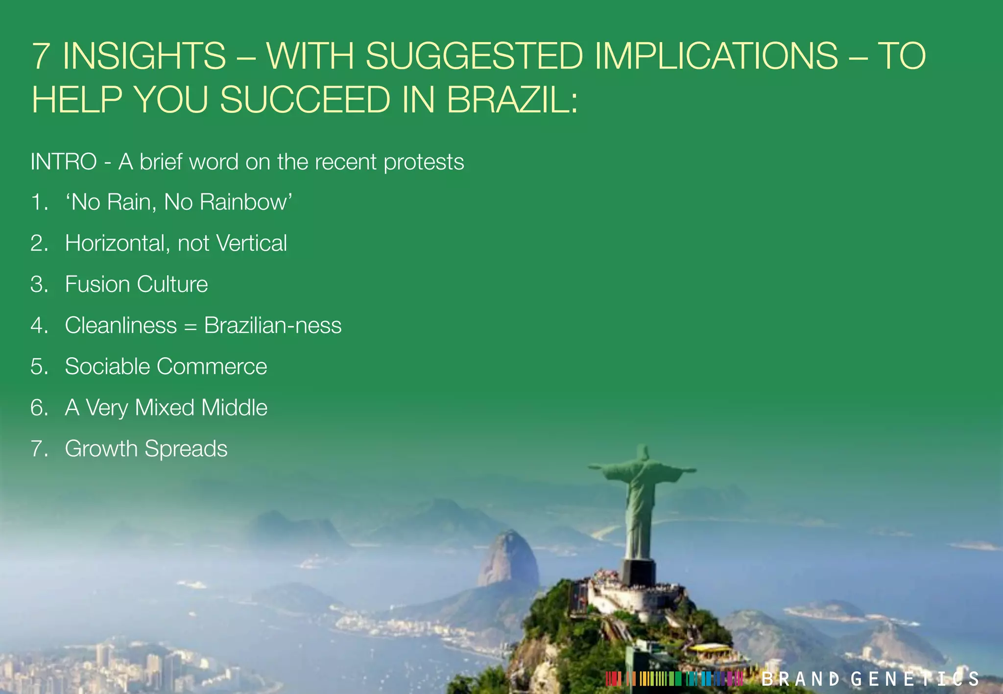 Hot from Brazil: 7 insights into the world of the Brazilian consumer | PPT