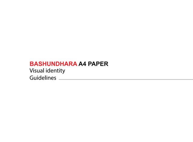 Brand Guideline of Bashundhara A4 Paper - 2024 | PDF | Skin Care | Beauty