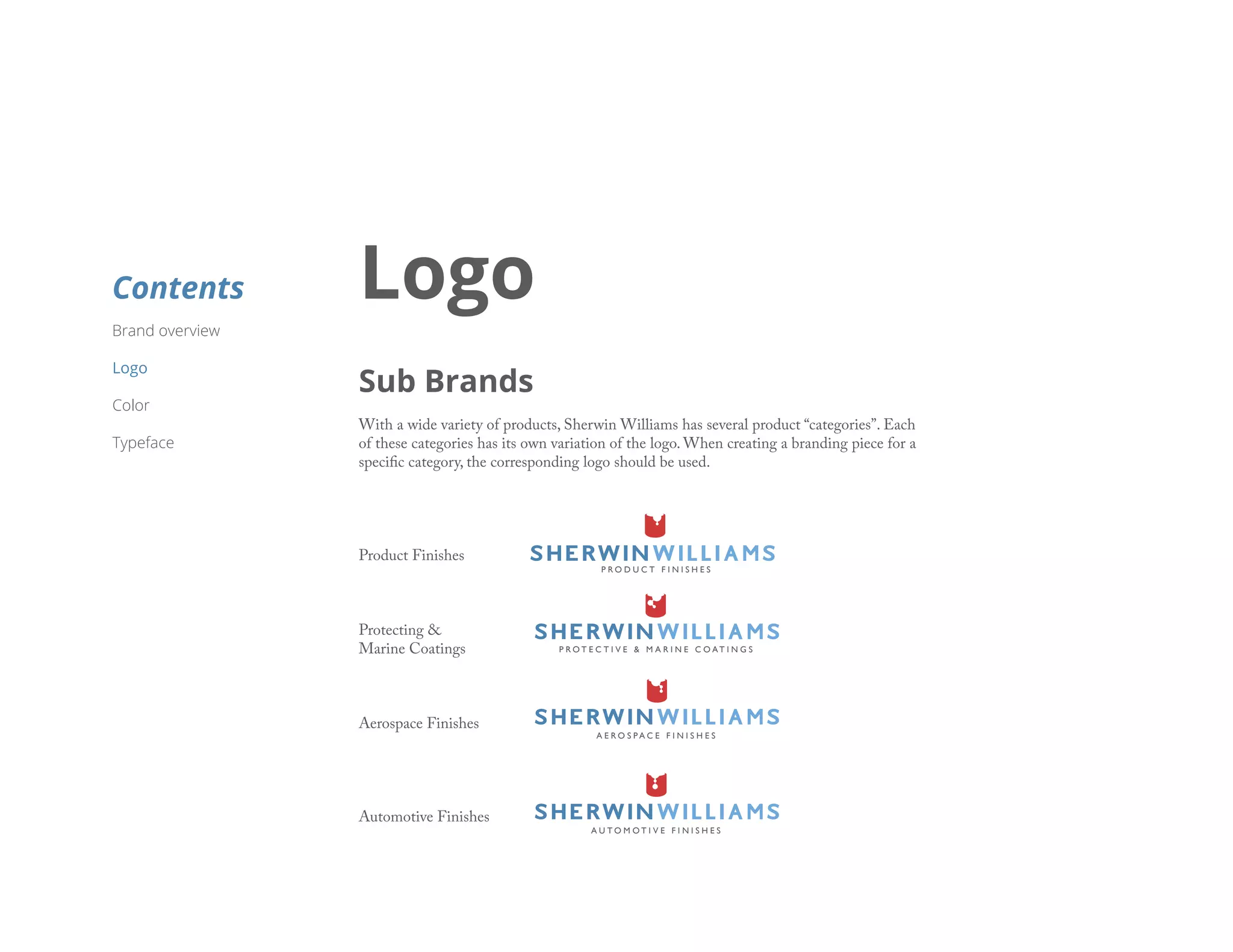 Sherwin Williams brand identity guidelines | PDF