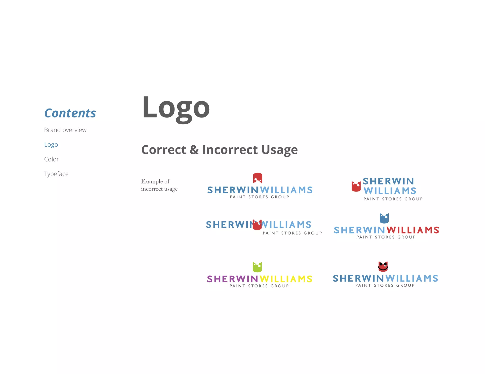 Sherwin Williams brand identity guidelines | PDF