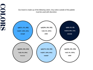 Brand guidelines - ERP Studio | PDF