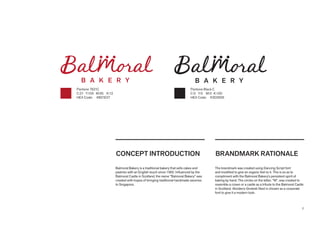 Balmoral Bakery Brand Guidelines | PDF