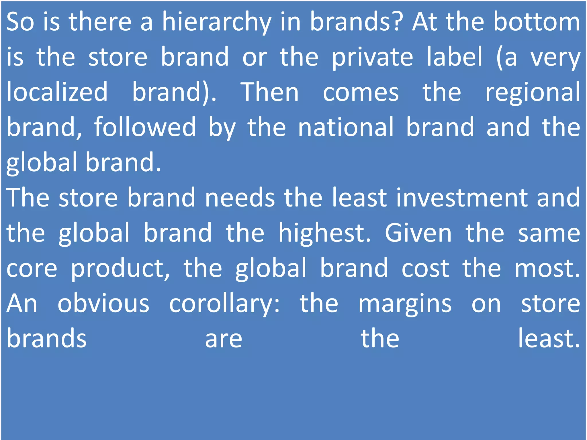 Brand hierarchy | PPT