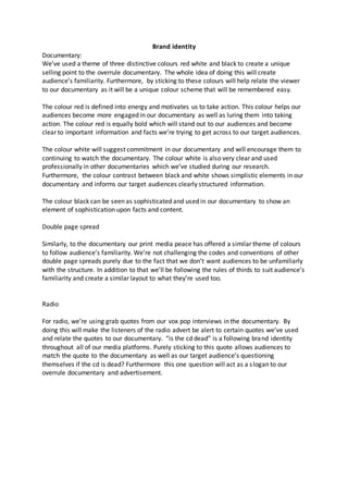 Brand identity Script | DOCX