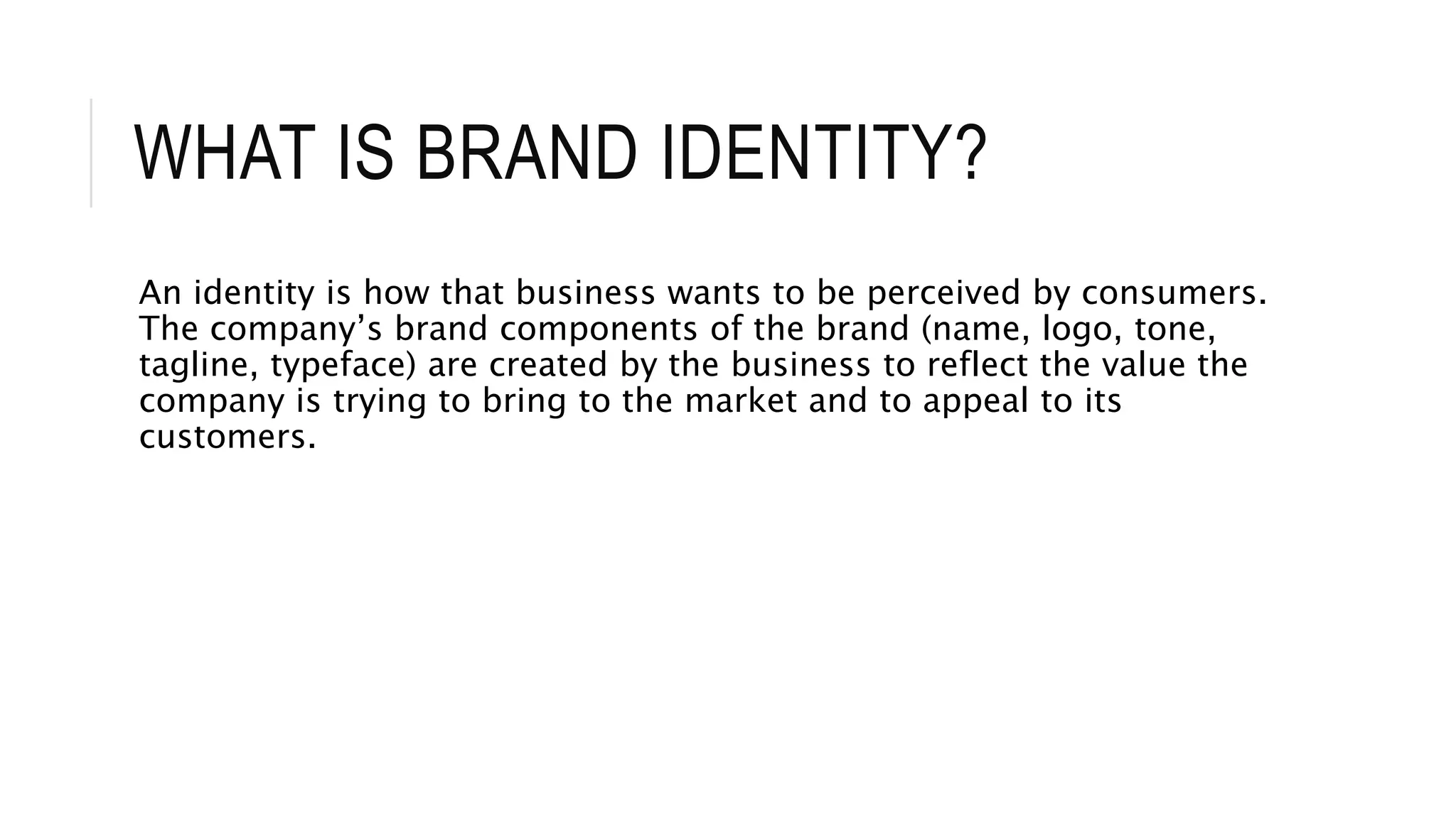 Brand identity | PPT