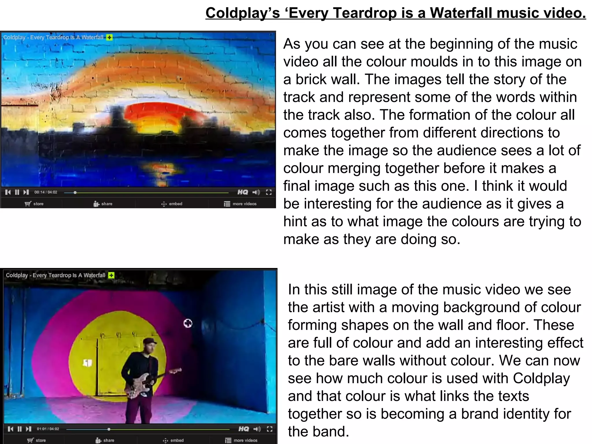 Brand identity coldplay | PPT
