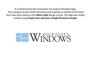 Microsoft Windows Logo Evolution