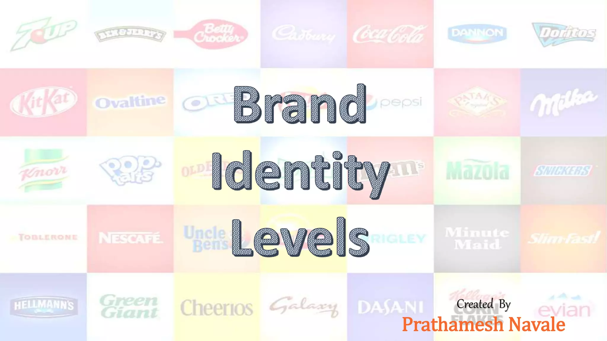 Brand identity levels | PPTX