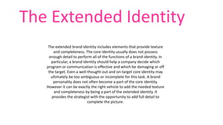 Brand identity levels | PPTX | Advertising Industry | Industries