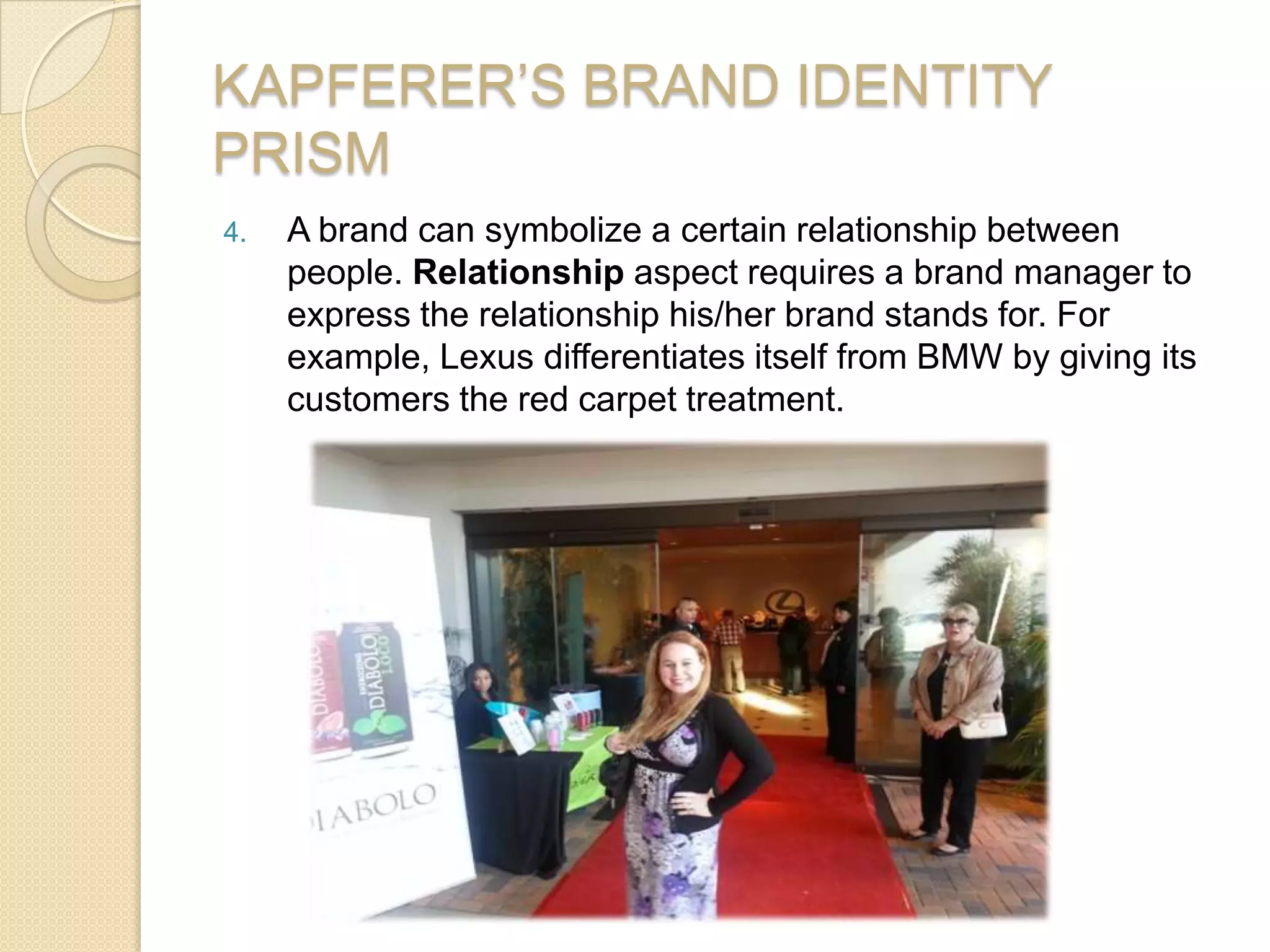 Kapferer Brand identity Prism | PPTX