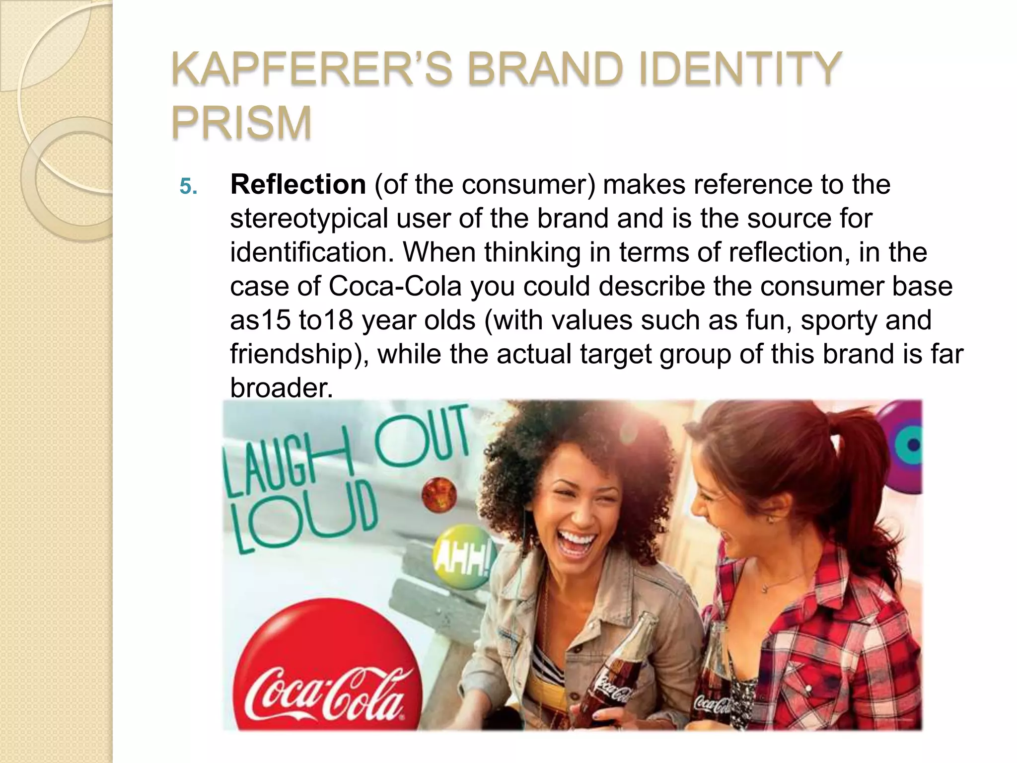 Kapferer Brand identity Prism | PPTX