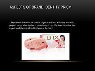 Brand identity prism kepferer model | PPTX