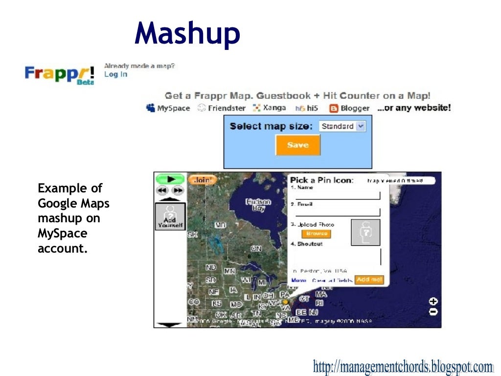 Mashup Example of Google Maps