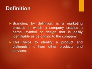Branding, Brand value & Brand Equity | PPTX