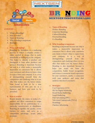 Branding | PDF