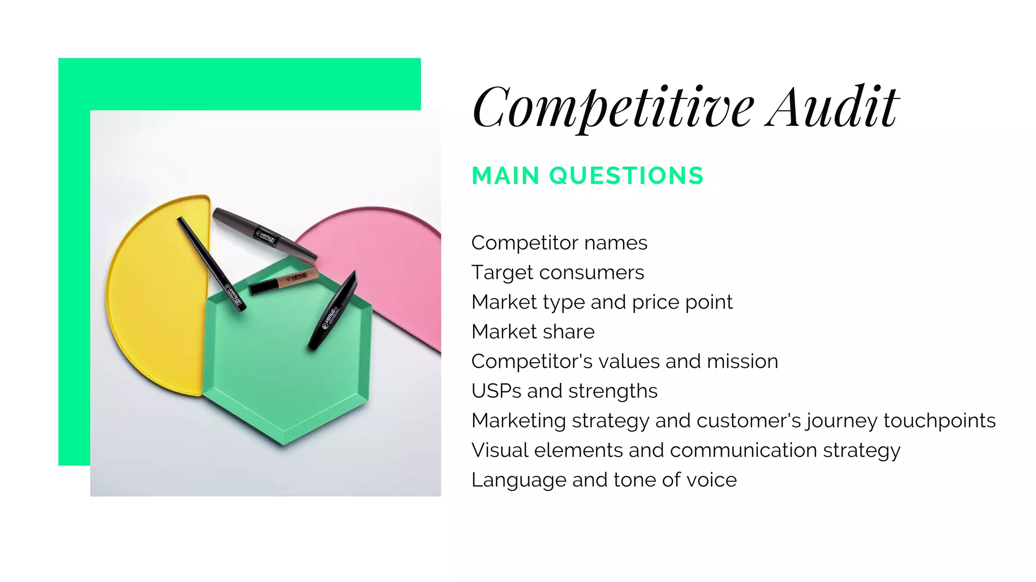 Competitive Audit - The main questions | PDF