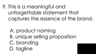 MARKETING, BRANDING, AND TAGLINE STRATEGIES.ppt