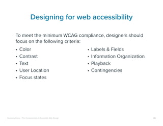 The Fundamentals of Accessible Web Design | PDF | Web Design and HTML | Internet