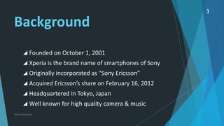 Branding positioning of given product (Sony) | PPTX