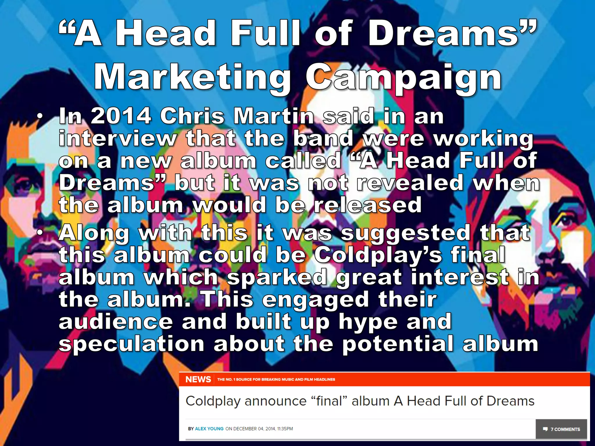 Coldplay - Branding Case Study | PPT