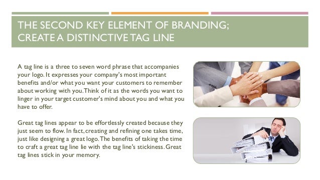 Branding Basics – Create a Great Logo and Tag Line