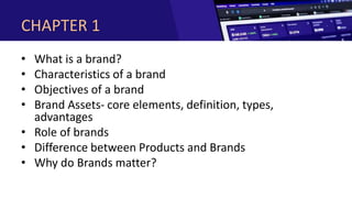 Branding - an Introduction to basic concepts | PPTX