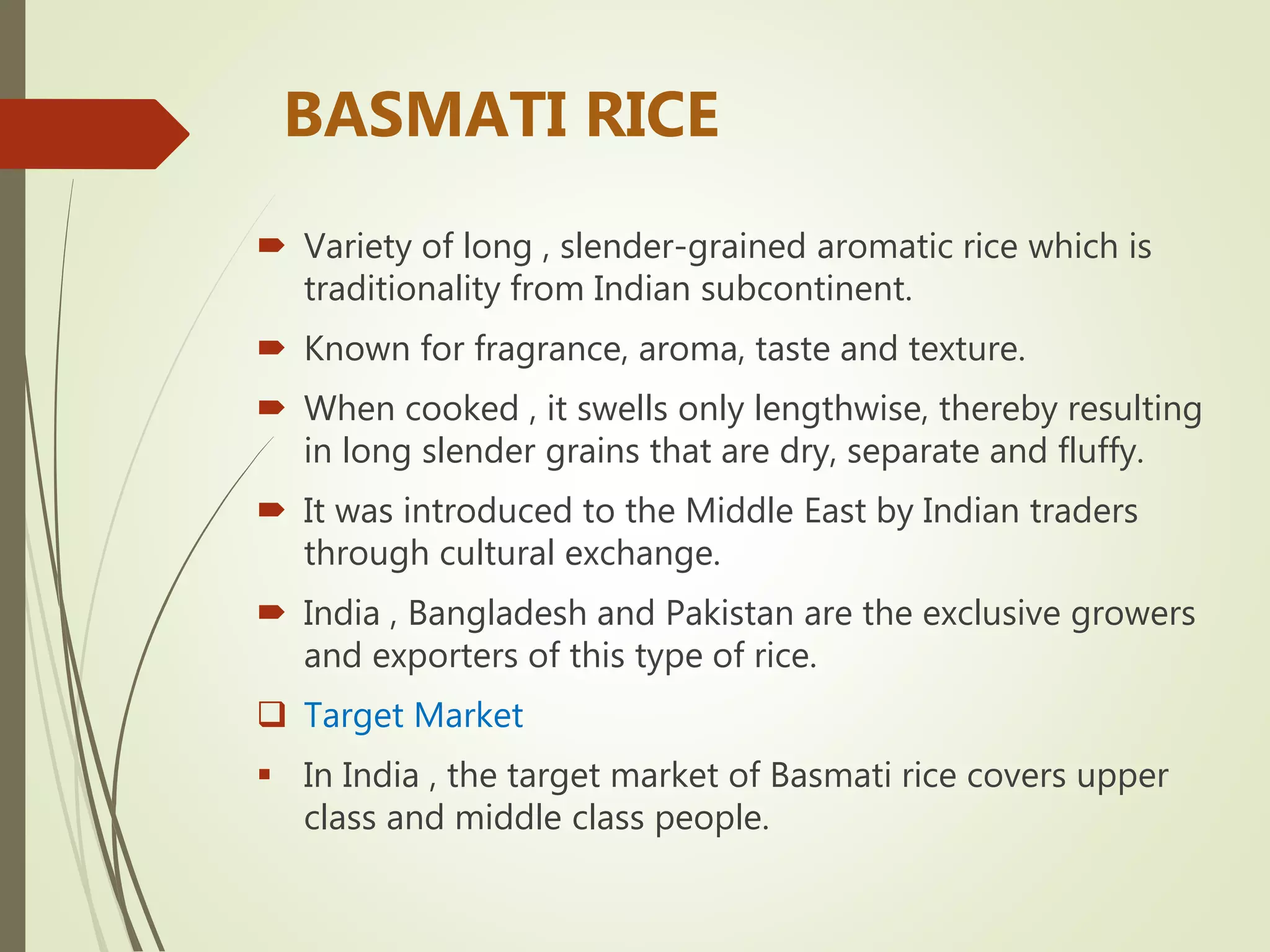 Branding of Basmati Rice | PPTX
