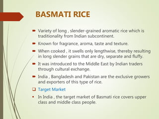 Branding of Basmati Rice | PPTX