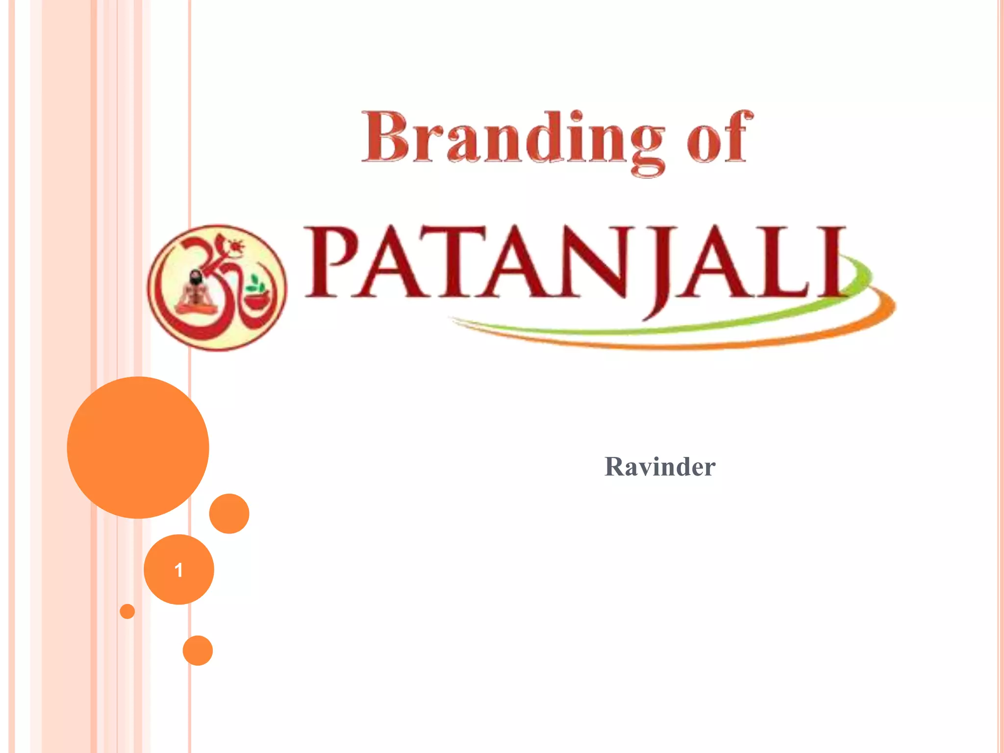 Branding of patanjali | PPTX