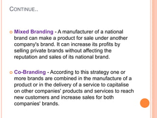 Branding & Packaging management | PPTX | Business | Business and Finance